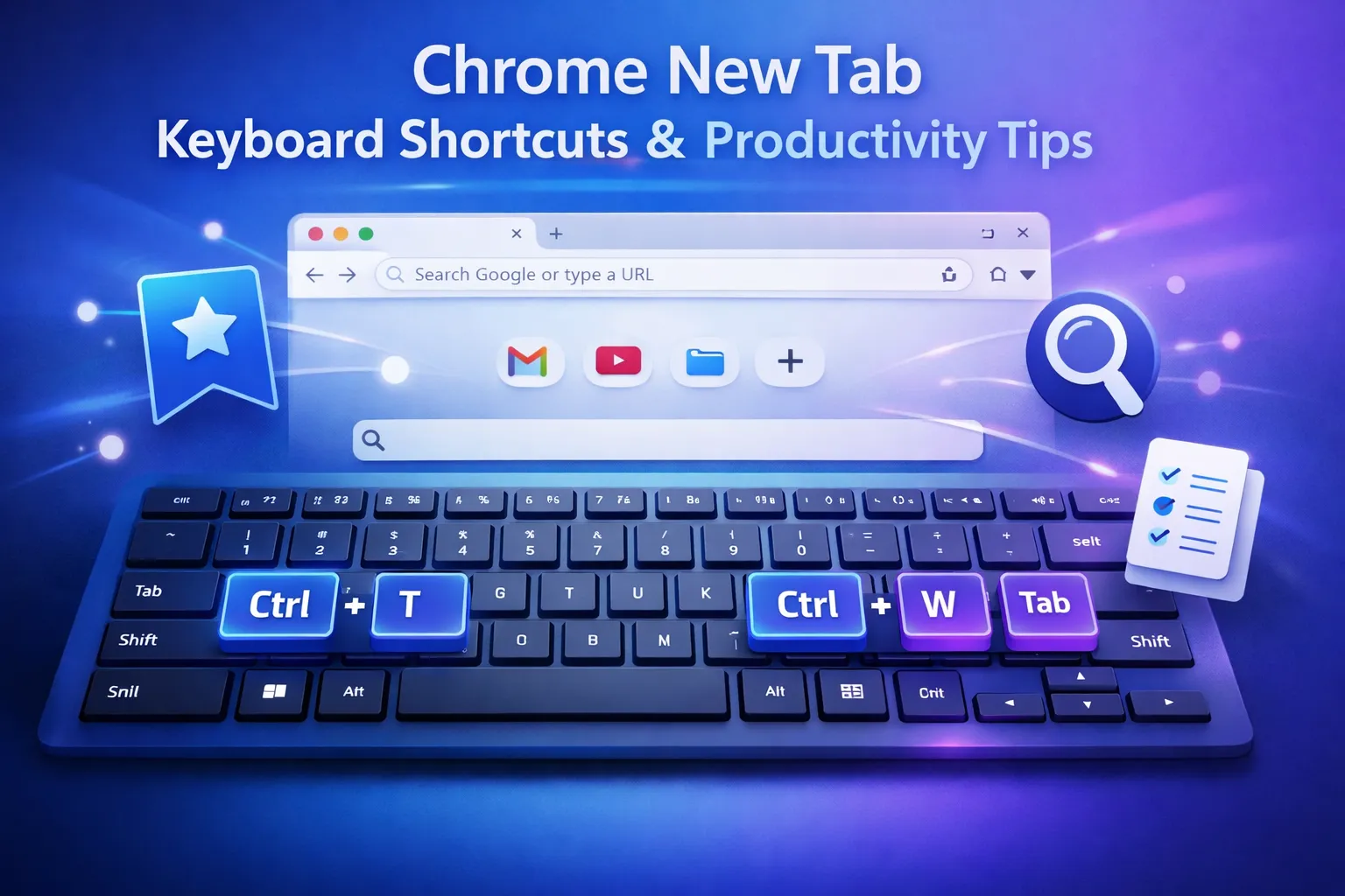 Chrome New Tab Shortcuts & Productivity Tips: Master Your Browser ...